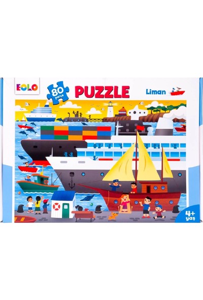 Eolo 80 Parça Yer Puzzle – Liman