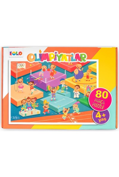 Eolo 80 Parça Yer Puzzle – Olimpiyatlar Eolo 80 Parça Yer Puzzle – Olimpiyatlar