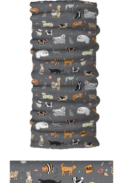 Narr Domestics Unisex Renkli Bandana N20127