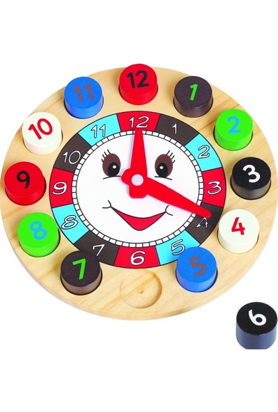 Edu Toys Dairesel Saat Mıknatıslı Edu Toys Dairesel Saat Mıknatıslı