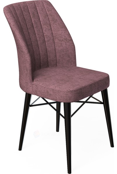 Rovena Liva Siyah Gürgen Ayaklı sandalye