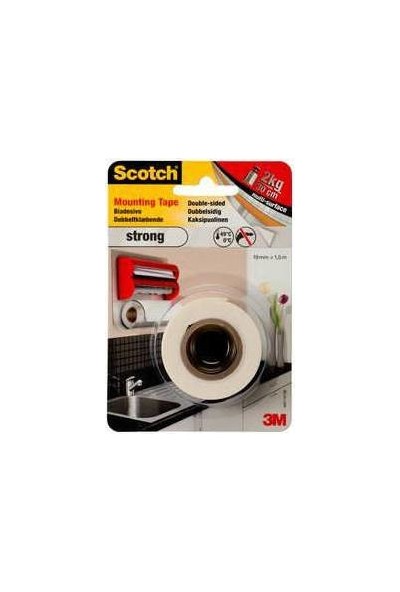 3M Scotch 4001 Güçlü Çift Taraflı Montaj Bandı 19 mm x 1 5 mt 3M Scotch 4001 Güçlü Çift Taraflı Montaj Bandı 19 mm x 1 5 mt