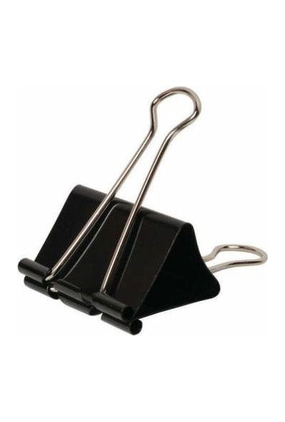 Kraf Kağıt Kıskacı Binder Clips 32 mm 432G 12'li Kraf Kağıt Kıskacı Binder Clips 32 mm 432G 12'li