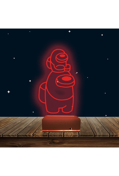 Asanat Amongus 3d Gece Lambası