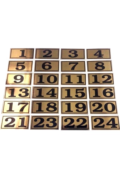 Gendec 4x8 cm 1 Den 24 E Yapışkanlı Altın Sarı Gendec 4x8 cm 1 Den 24 E Yapışkanlı Altın Sarı