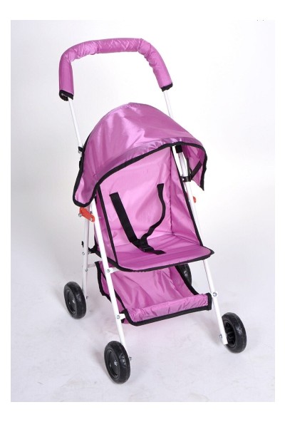 Neşeli Oyuncak Metal Bebek Arabası Lila