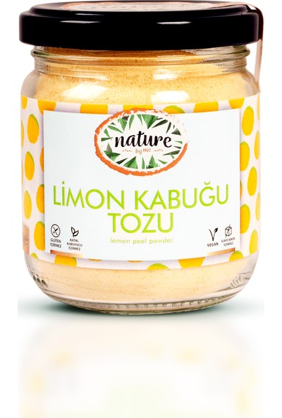 Nature By Me Limon Kabuğu Tozu 70G Nature By Me Limon Kabuğu Tozu 70G