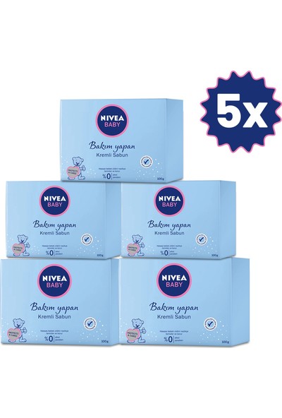 Nivea Baby Kremli Sabun 100 gr 5 Adet