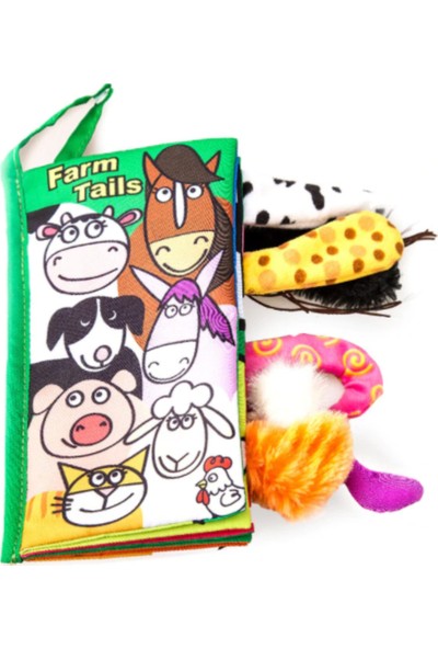 No Tasarım Farm Tails Bez Bebek Kitabı / Hışırtılı Kitap No Tasarım Farm Tails Bez Bebek Kitabı / Hışırtılı Kitap