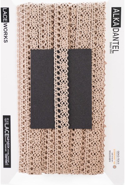 Alka Dantel Pamuk Sütlü Kahve Kopanaki 10 mt Alka Dantel Pamuk Sütlü Kahve Kopanaki 10 mt