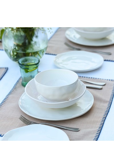 Bembeyaz 24 Parça 6 Kişilik Seramik Yemek Takımı