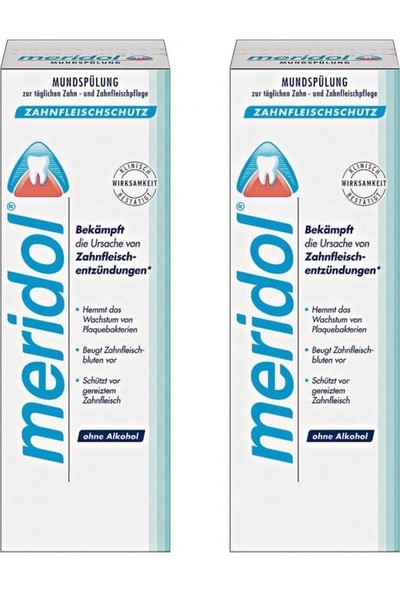 Meridol Ağız Bakım Suyu 400 ml 2 Kutu