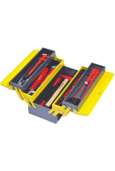 Izeltaş Tesisatçı Takım Çantası 28 Parça 5 Gözlü