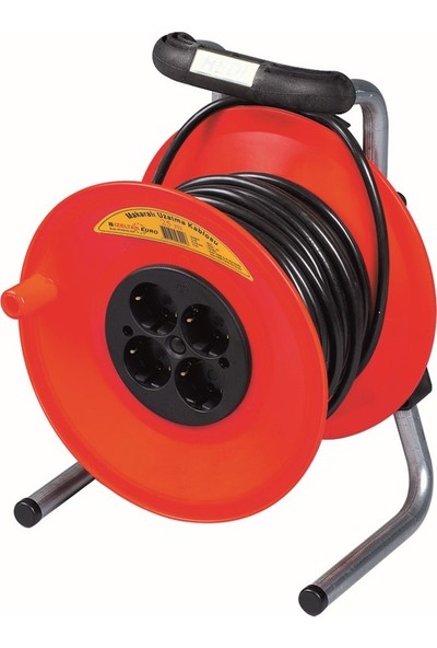 Izeltaş Makaralı Uzatma Kablosu Ayaklı 25 m