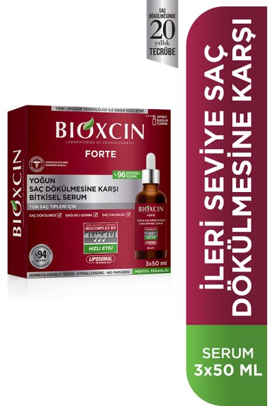 Bioxcin Forte Saç Serumu 50 ml x 3