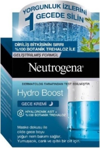 Neutrogena Hydro Boost Gece Kremi 50 ml Neutrogena Hydro Boost Gece Kremi 50 ml