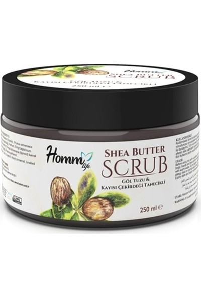 Hommlife Kayısı Çekirdeği Tanecikli Shea Butter Scrub 250 ml Hommlife Kayısı Çekirdeği Tanecikli Shea Butter Scrub 250 ml