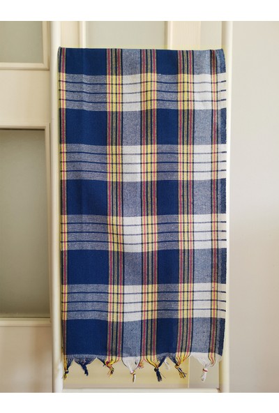 Melis Home Peştemal, Hamam Havlusu Klasik Mavi Melis Home Peştemal, Hamam Havlusu Klasik Mavi