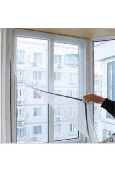 MatesStore Pencere Cam Sinekliği Ayarlanabilir Tül Sineklik Tak Çıkar Cırt Cırtlı MatesStore Pencere Cam Sinekliği Ayarlanabilir Tül Sineklik Tak Çıkar Cırt Cırtlı