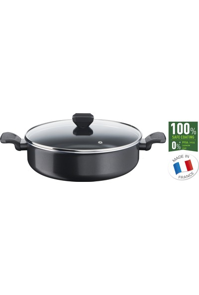 Tefal Titanium 1X Extra Cook&Clean Difüzyon Taban 28 cm Kısa Tencere - 2100118960 Tefal Titanium 1X Extra Cook&Clean Difüzyon Taban 28 cm Kısa Tencere - 2100118960