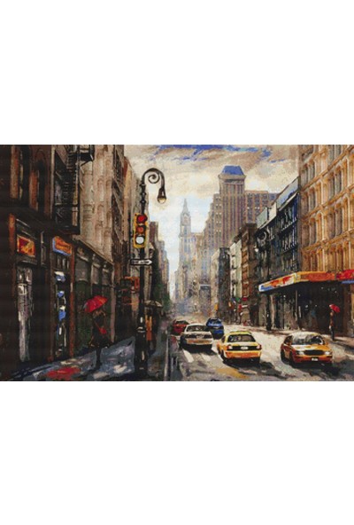 Movas Sanat Yağmurda New York Caddeleri Elmas Mozaik Tablo Mozaik Puzzle 50 x 33cm E2020627 Movas Sanat Yağmurda New York Caddeleri Elmas Mozaik Tablo Mozaik Puzzle 50 x 33cm E2020627