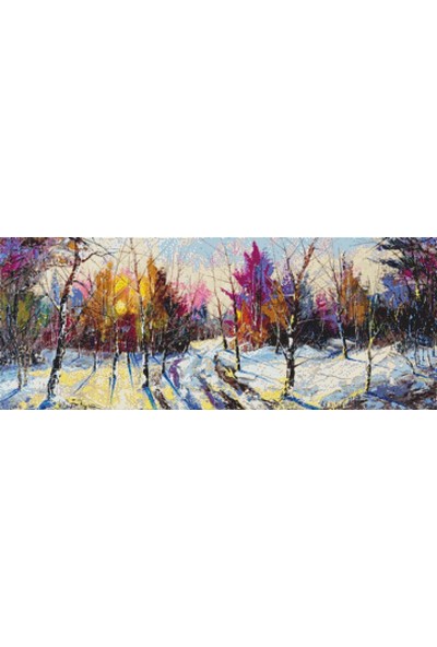 Movas Sanat Kışın Ormanda Günbatımı Elmas Mozaik Tablo Mozaik Puzzle 50 x 19cm E2020953M Movas Sanat Kışın Ormanda Günbatımı Elmas Mozaik Tablo Mozaik Puzzle 50 x 19cm E2020953M