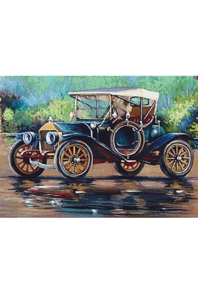 Movas Sanat Retro Araba Elmas Mozaik Tablo Mozaik Puzzle 50 x 35cm E2020622 Movas Sanat Retro Araba Elmas Mozaik Tablo Mozaik Puzzle 50 x 35cm E2020622