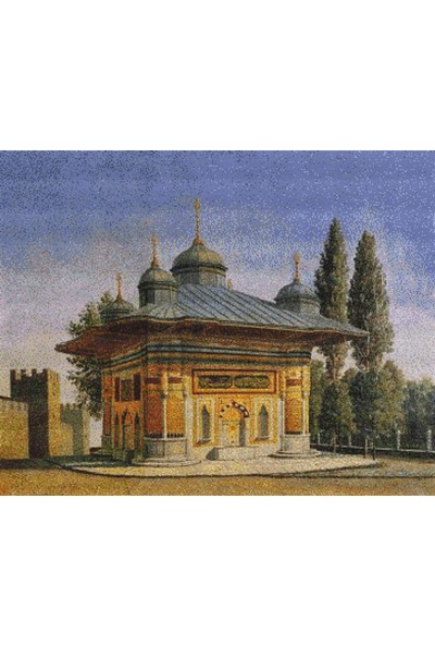 Movas Sanat Üçüncü Ahmet Çeşmesi Hüseyin Zekai Paşa Elmas Mozaik Tablo Mozaik Puzzle 50 x 39cm Movas Sanat Üçüncü Ahmet Çeşmesi Hüseyin Zekai Paşa Elmas Mozaik Tablo Mozaik Puzzle 50 x 39cm