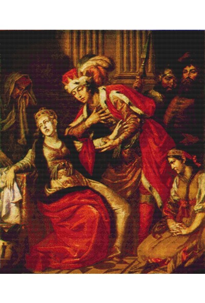 Movas Sanat Vladimir ve Rogneda - Anton Losenko Elmas Mozaik Tablo Mozaik Puzzle 45 x 53cm E2020755 Movas Sanat Vladimir ve Rogneda - Anton Losenko Elmas Mozaik Tablo Mozaik Puzzle 45 x 53cm E2020755