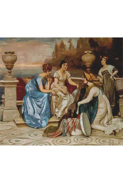 Movas Sanat Joseph Frederic Charles Soulacroi x Elmas Mozaik Tablo Mozaik Puzzle 60 x 55cm E20201536M Movas Sanat Joseph Frederic Charles Soulacroi x Elmas Mozaik Tablo Mozaik Puzzle 60 x 55cm E20201536M