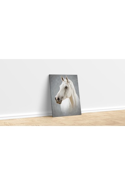 Movas Sanat Beyaz At Elmas Mozaik Tablo Mozaik Puzzle 50 x 73cm E2020002 Movas Sanat Beyaz At Elmas Mozaik Tablo Mozaik Puzzle 50 x 73cm E2020002