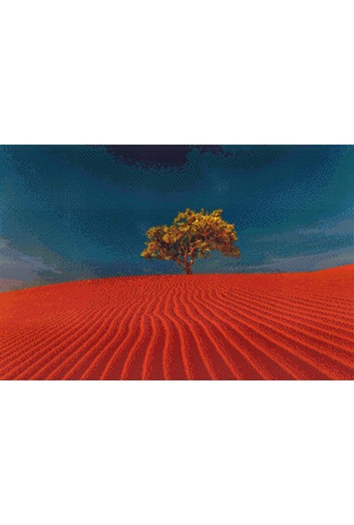 Movas Sanat Çöl, Mavi Gökyüzü ve Yanlız Bir Ağaç Elmas Mozaik Tablo Mozaik Puzzle 50 x 33cm E2020711 Movas Sanat Çöl, Mavi Gökyüzü ve Yanlız Bir Ağaç Elmas Mozaik Tablo Mozaik Puzzle 50 x 33cm E2020711