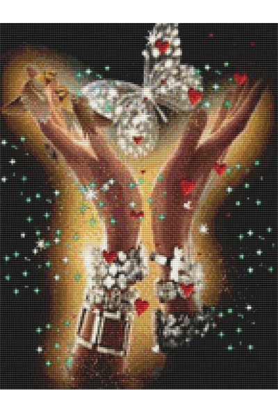 Movas Sanat Sihirli Eller Elmas Mozaik Tablo Mozaik Puzzle 35 x 50cm E20201252M Movas Sanat Sihirli Eller Elmas Mozaik Tablo Mozaik Puzzle 35 x 50cm E20201252M