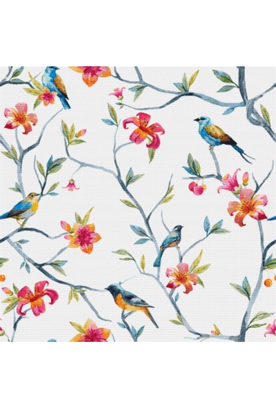 Movas Sanat Çiçekler ve Kuşlar Elmas Mozaik Tablo Mozaik Puzzle 53 x 53cm E2020084 Movas Sanat Çiçekler ve Kuşlar Elmas Mozaik Tablo Mozaik Puzzle 53 x 53cm E2020084