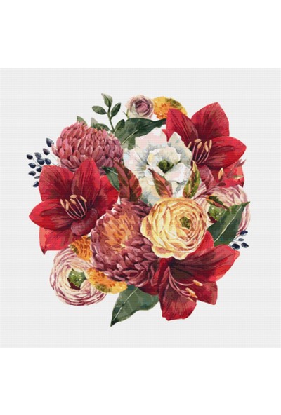 Movas Sanat Güzel Çiçekler Elmas Mozaik Tablo Mozaik Puzzle 53 x 53cm E2020135 Movas Sanat Güzel Çiçekler Elmas Mozaik Tablo Mozaik Puzzle 53 x 53cm E2020135