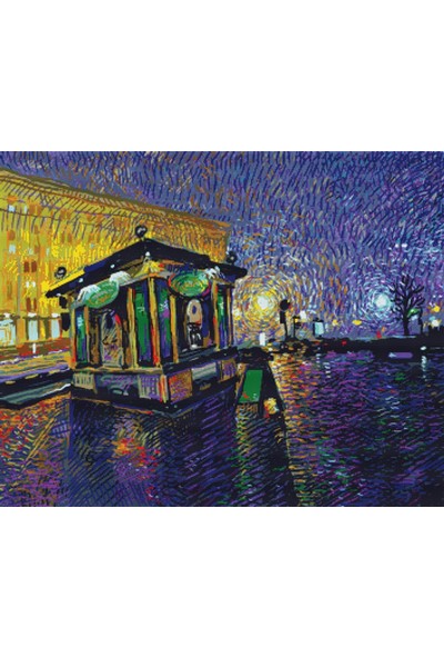 Movas Sanat Kiev Şehrinde Gece Elmas Mozaik Tablo Mozaik Puzzle 49 x 39cm E2020260 Movas Sanat Kiev Şehrinde Gece Elmas Mozaik Tablo Mozaik Puzzle 49 x 39cm E2020260