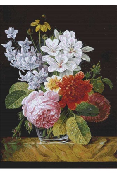 Movas Sanat Cam Vazodaki Güller Elmas Mozaik Tablo Mozaik Puzzle 40 x 50cm E20201719M Movas Sanat Cam Vazodaki Güller Elmas Mozaik Tablo Mozaik Puzzle 40 x 50cm E20201719M