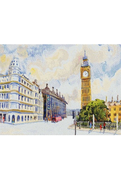 Movas Sanat Big Ben Saat Kulesi Elmas Mozaik Tablo Mozaik Puzzle 40 x 30cm E20201240M Movas Sanat Big Ben Saat Kulesi Elmas Mozaik Tablo Mozaik Puzzle 40 x 30cm E20201240M