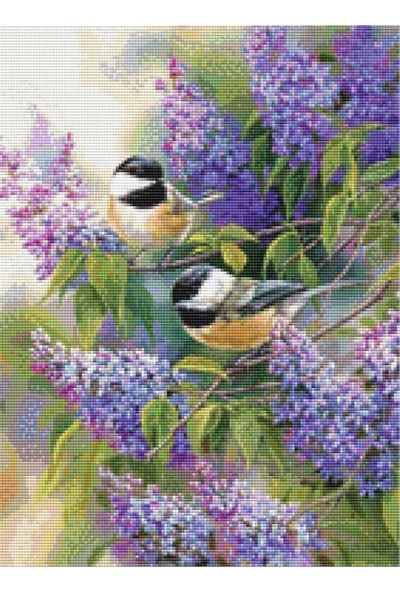 Movas Sanat Minik Kuşlar ve Sümbüller Elmas Mozaik Tablo Mozaik Puzzle 35 x 50cm E20201242M Movas Sanat Minik Kuşlar ve Sümbüller Elmas Mozaik Tablo Mozaik Puzzle 35 x 50cm E20201242M