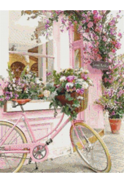 Movas Sanat Bisiklet ve Yaz Çiçekleri Elmas Mozaik Tablo Mozaik Puzzle 40 x 50cm E20201260M Movas Sanat Bisiklet ve Yaz Çiçekleri Elmas Mozaik Tablo Mozaik Puzzle 40 x 50cm E20201260M