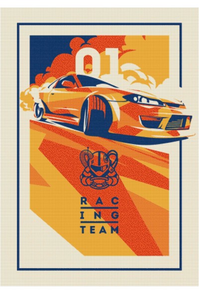 Movas Sanat Yarış Ekibi Elmas Mozaik Tablo Mozaik Puzzle 40 x 56cm E2020804 Movas Sanat Yarış Ekibi Elmas Mozaik Tablo Mozaik Puzzle 40 x 56cm E2020804