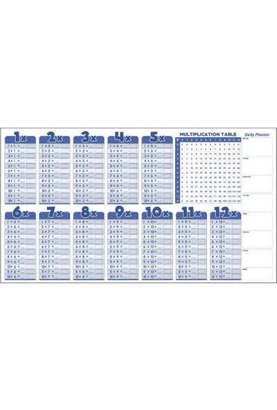 Sihirli Tahta İngilizce Akıllı Kağıt Çarpım Tablosu Tahta 100 x 56 cm + Silgili Kalem Sihirli Tahta İngilizce Akıllı Kağıt Çarpım Tablosu Tahta 100 x 56 cm + Silgili Kalem