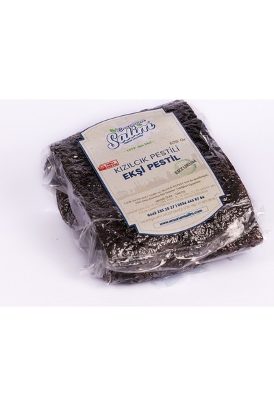 Erzurum Salim Kızılcık Pestili (Ekşi Pestil) 500 gr Erzurum Salim Kızılcık Pestili (Ekşi Pestil) 500 gr