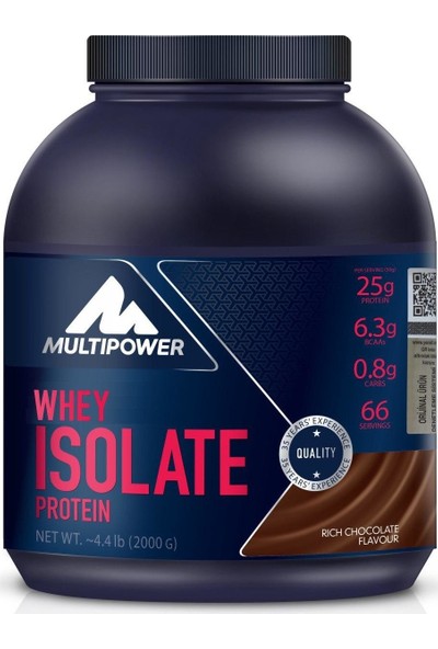 Multipower %100 Whey İsolate Protein 2000 Gr Çikolata