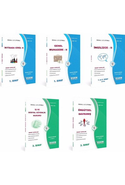 Egem Eğitim Yayınları AÖF Muhasebe Ve Vergi Uygulamaları 1. Sınıf 2. Dönem Modüller Set (Bahar) Egem Eğitim Yayınları AÖF Muhasebe Ve Vergi Uygulamaları 1. Sınıf 2. Dönem Modüller Set (Bahar)