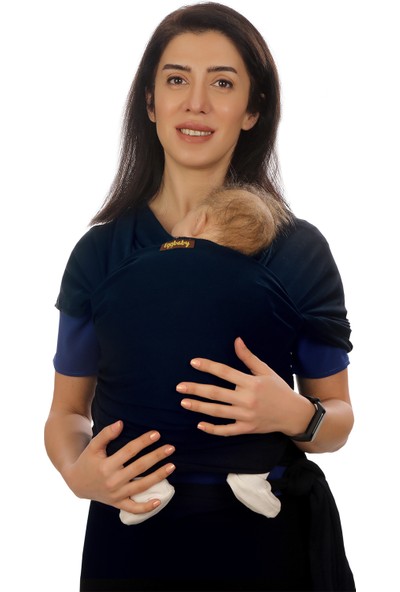 Egg Baby Esnek Wrap Sling Lacivert
