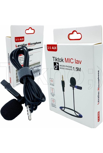 Teknotok Tiktok YouTube Mic Lav Mikrofon Platoon PL-2441 Teknotok Tiktok YouTube Mic Lav Mikrofon Platoon PL-2441
