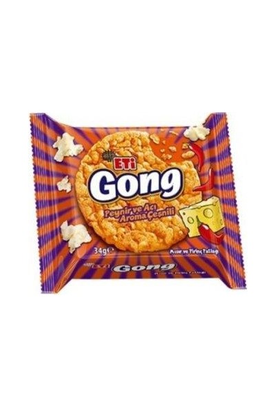 Eti Gong Baharatlı Peynirli 34 gr x 18