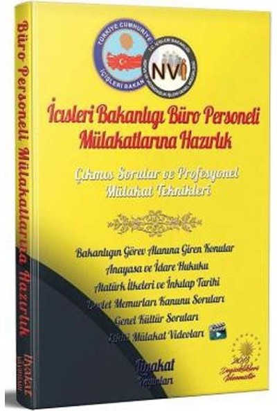 2021-İçişleri Bakanlığı Büro Personeli Mülakatları Çıkmış Sorular ve Mülakat Teknikleri 2021-İçişleri Bakanlığı Büro Personeli Mülakatları Çıkmış Sorular ve Mülakat Teknikleri