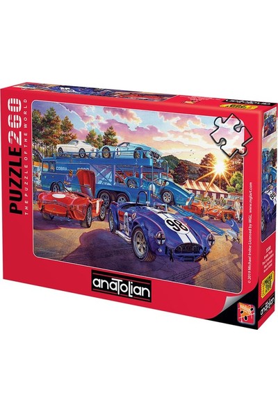 Anatolian Araba Yarışı 260 Pcs Puzzle